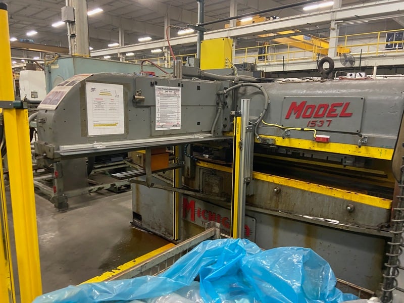 No. 1537 Michigan Roto-Flo, spline roller, 42" stroke, 3-5/8" rack face ...