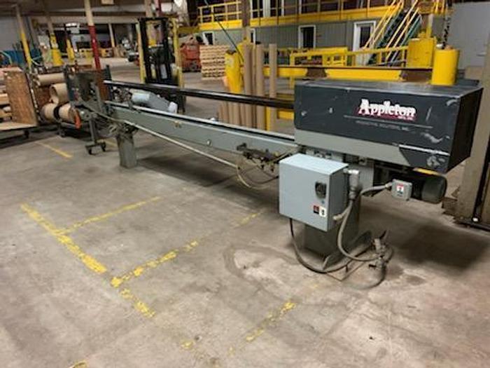 Appleton #A301, 128" automatic core cutter, 6" core, s/n 022400 for ...