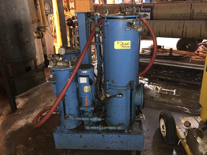 Filterdyne #858-300-875 JA97, hydraulic oil filtration system, 5 GPM ...