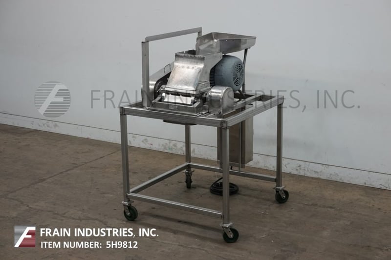 Fitzpatrick #DAS012, hammer mill, control panel with start, stop, e ...