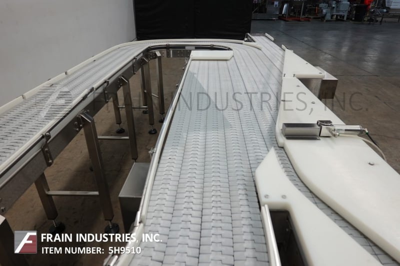 Garvey #Infinity, Stainless Steel, table top belt accumulation conveyor ...