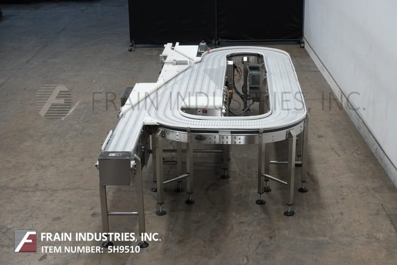 Garvey #Infinity, Stainless Steel, table top belt accumulation conveyor ...