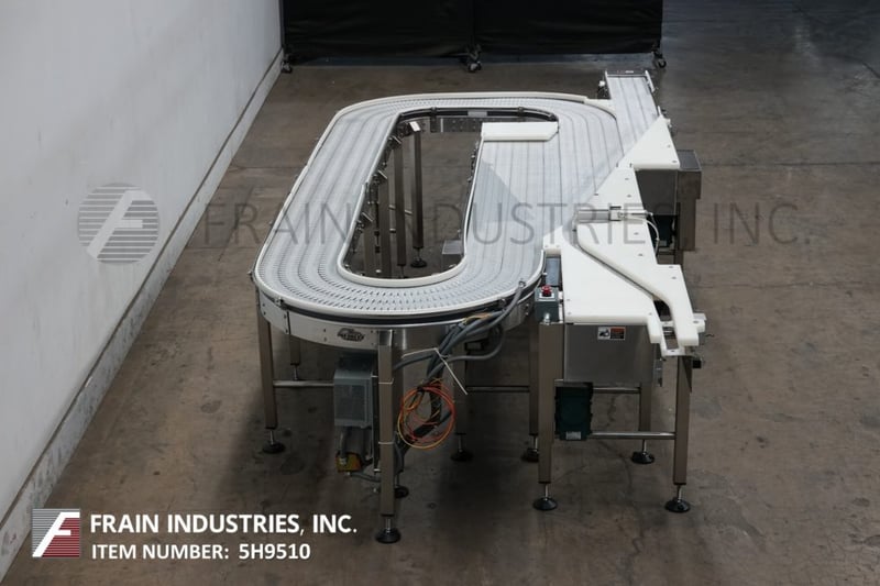Garvey #Infinity, Stainless Steel, table top belt accumulation conveyor ...