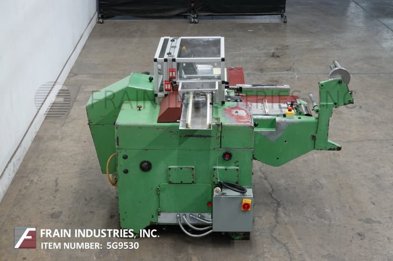 Ulma, chocolate foil and paper bar wrapping machine, control panel has ...