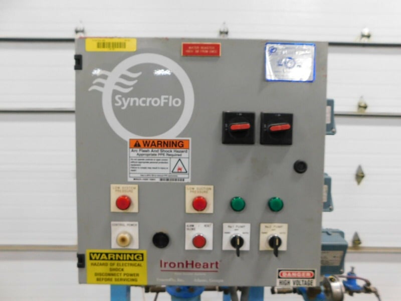 3" Syncroflo #2DA33, water booster pump, 45 GPM, 40 PSID, 3 HP, 3 phase ...