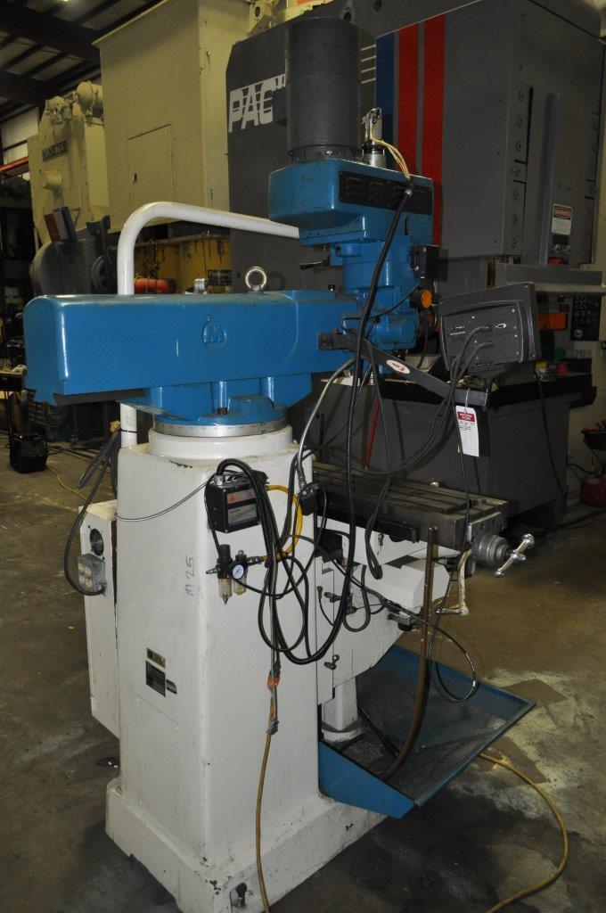 Summit #EVS-550, vertical mill, 11" x52" table, 5 HP, 32" X, 16" Y, 22 ...