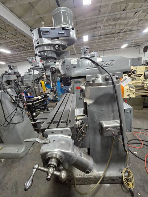 Bridgeport #Series-I, vertical mill, 9" x42" table, 1 HP step pully ...