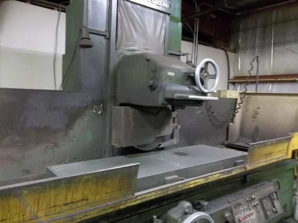 24" x 72" Mattison, surface grinder, 20 HP, 460 V., 3 phase 60 hz for ...
