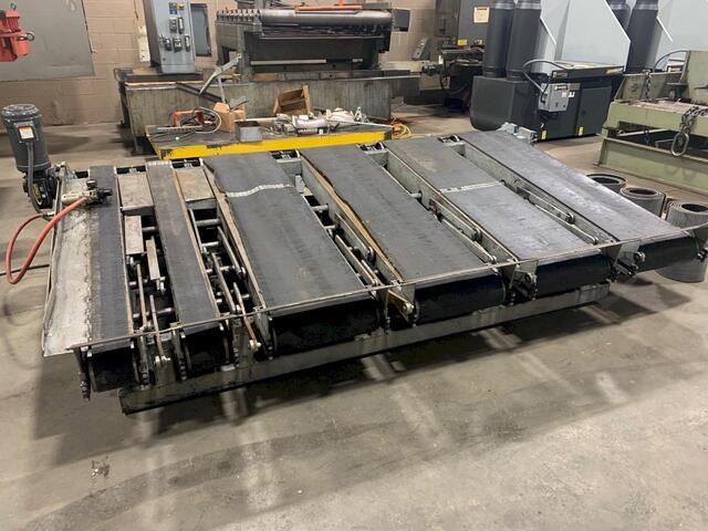3/8" x 10' Met-Fab #3/8 x 10, shear conveyor with pneumatic sheet ...