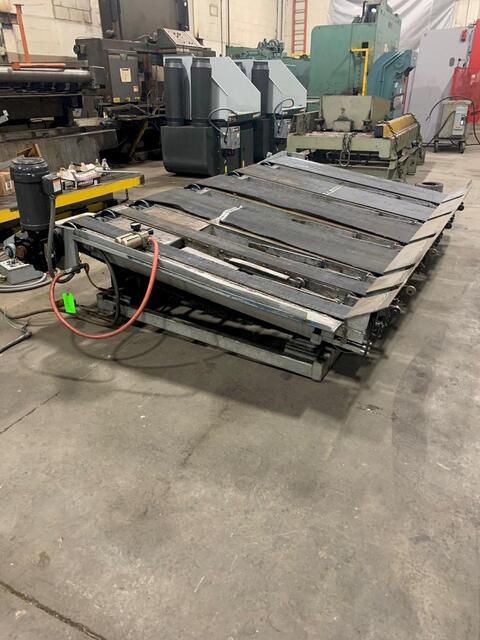 3/8" x 10' Met-Fab #3/8 x 10, shear conveyor with pneumatic sheet ...