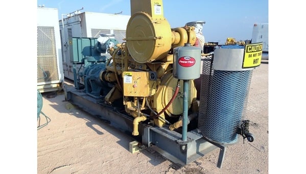 600 HP Caterpillar #G3412, compressor engine, Woodward psg governor for ...