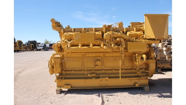 830 HP @ 1200 RPM, Caterpillar #G399SITA, gas engine, UG8L governor ...