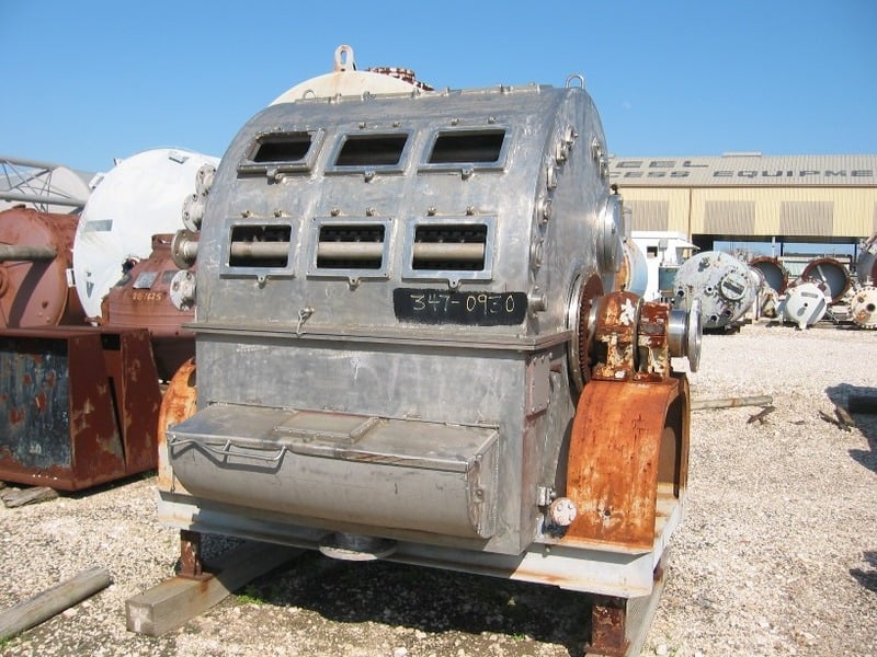 Bird #YU, rotary vacuum drum filter, 4' diameter x 3' bird, 1997 for ...