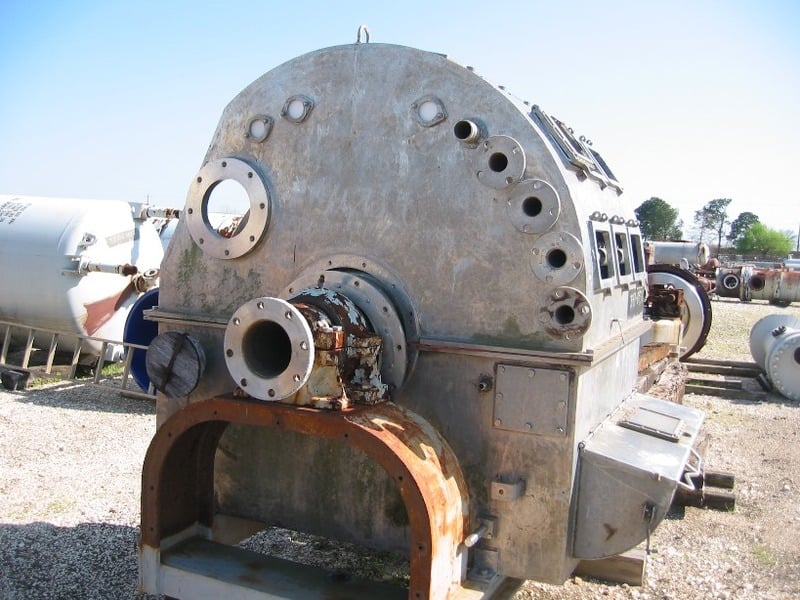 Bird #YU, rotary vacuum drum filter, 4' diameter x 3' bird, 1997 for ...