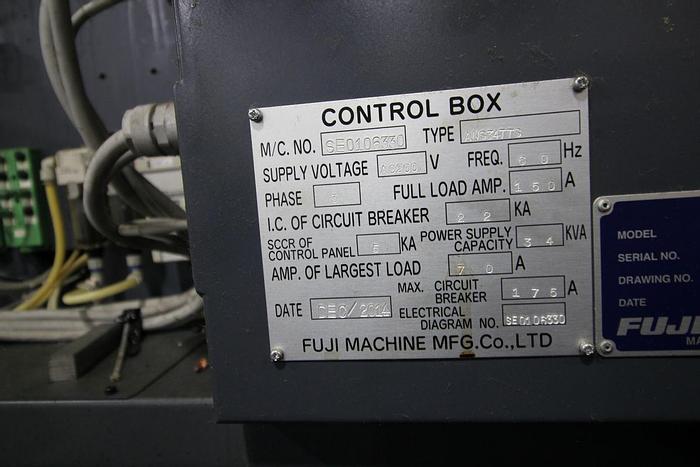 Fuji #ANS-3400, single spindle twin turret CNC lathe, Fanuc 0iT-TD ...