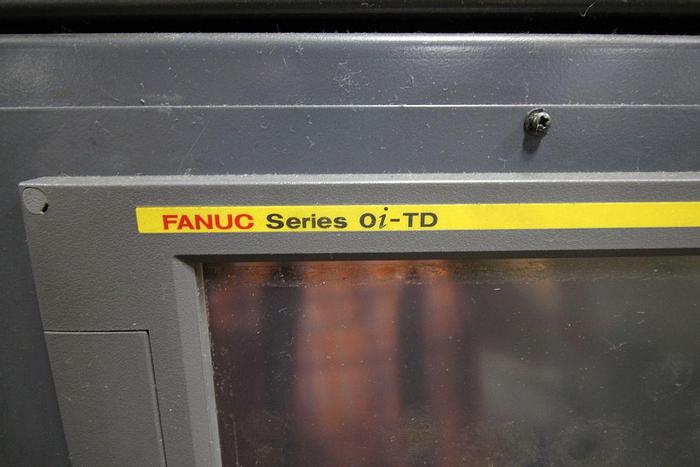 Fuji #ANS-3400, single spindle twin turret CNC lathe, Fanuc 0iT-TD ...