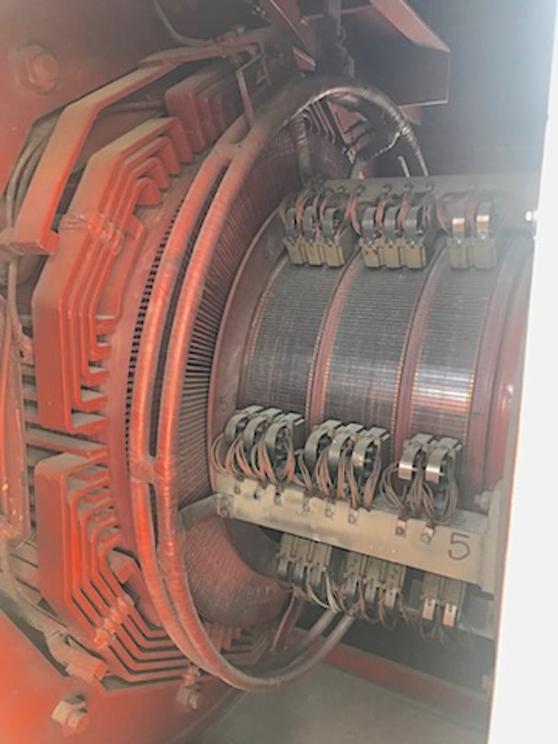 21' x 11' Hardinge, SAG mill with 2875 HP DC Motor, w/o liners and bolt ...