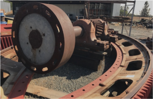 30' x 7' Allis-Chalmers, SAG Mill components with 4079 HP motor, 200 ...