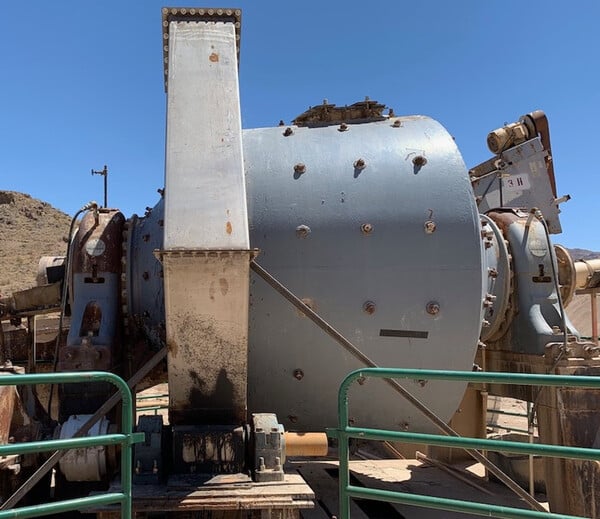 8' x 6' Hardinge, conical ball mill with 200 HP, Wet grinding, overflow ...
