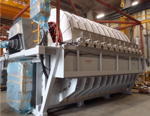 Outotec #CC-144, Larox Disc Filter, Unused, M30 filter media, 144 ...