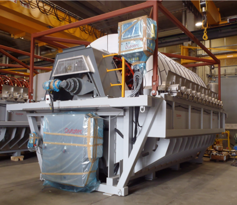 Outotec #CC-144, Larox Disc Filter, Unused, M30 filter media, 144 ...