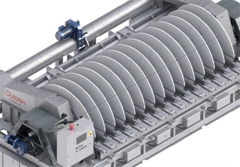 Outotec #CC-144, Larox Disc Filter, Unused, M30 filter media, 144 ...