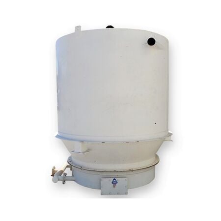 175 cu.ft., Kise, air pad bin, bottom receiving hopper, fluidizing ...