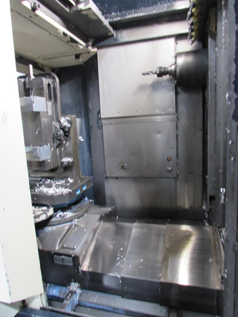 Makino #A55, CNC horizontal machining center, thru spindle coolant, 22 ...