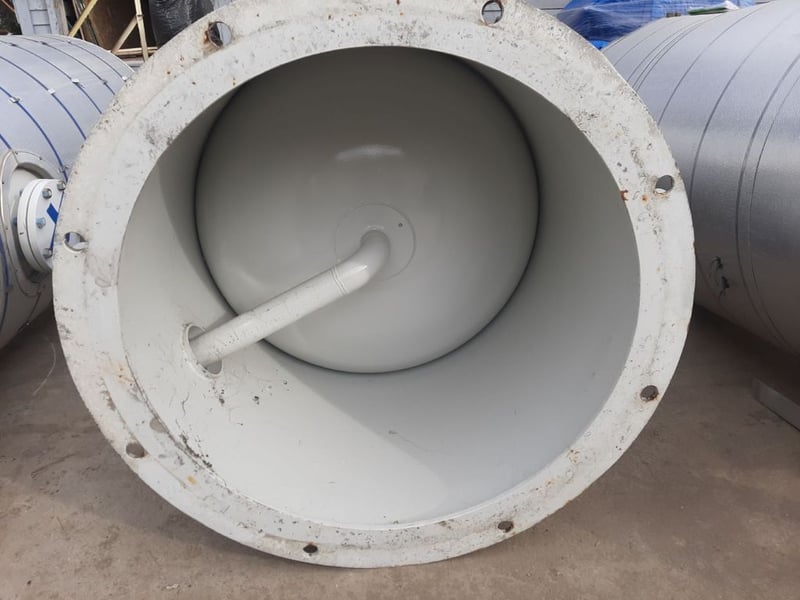 525 gallon 15 psi, 44" x 78", Ward, Carson steel desulfurizer tank ...