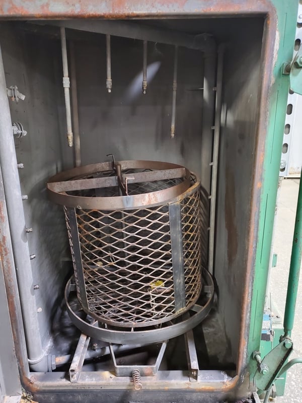 Kansas #D-30, instruments washer, 25" rotary table, powered, single ...