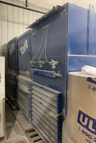 Donaldson #ECB & ECB-2, dust collector, control panel, (3) units total ...