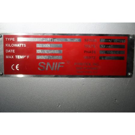 Pyrotek Snif #SP-60/4HBF, degassing unit, 4 heating elements, 60000 lb ...