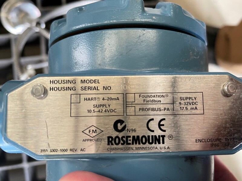 Rosemount #300S1AAM5, Pressure Transmitter for Sale | Surplus Record