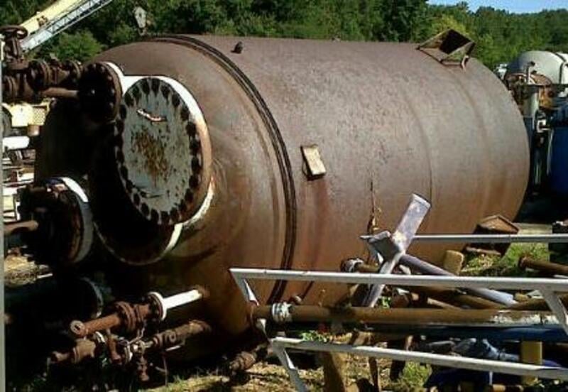 3000 gallon 500 psi/FV psi, 78" diameter x 132" L, Kickham Boiler Co ...