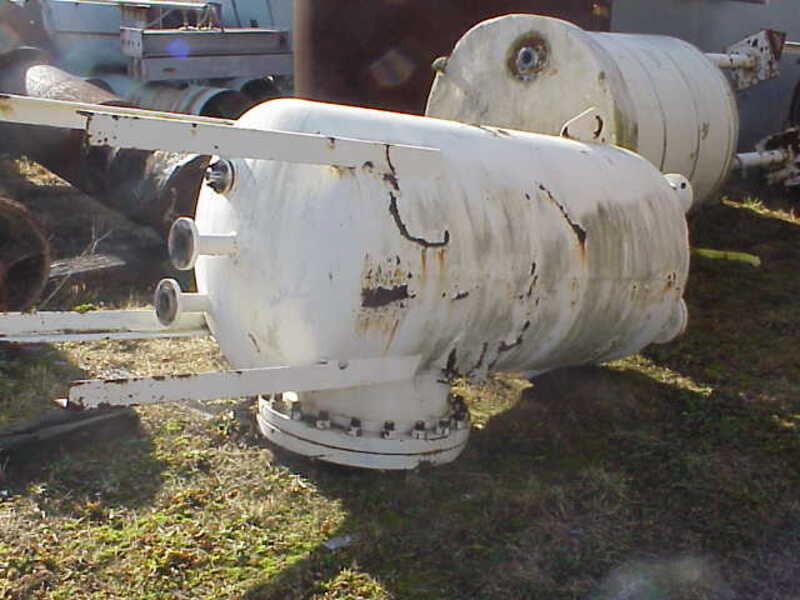 350 gallon 100 psi, 40" diameter x 66" L, Bigbee, Carbon Steel Pressure ...