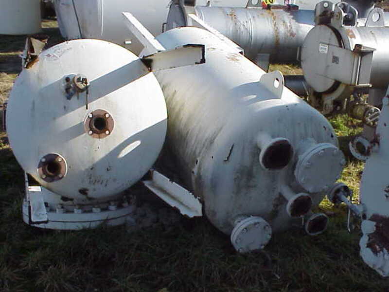 350 gallon 100 psi, 40" diameter x 66" L, Bigbee, Carbon Steel Pressure ...