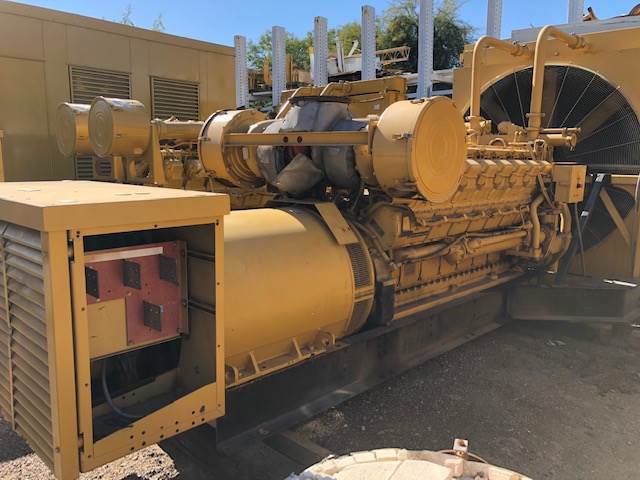 1450 - 1750 KW Caterpillar #3516, diesel generator set, 1210 hours ...