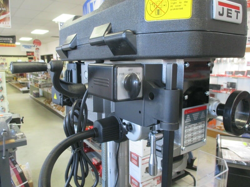NEW Jet #JMD-15 Mill-Drill, R-8 spindle, step pulley head, single phase ...