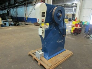 Erco #476, Shrinker & Stretcher Machine, 5/64" cap., 18-3/4" throat, 1/ ...