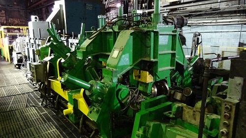 8" x .4" Yoder/Thermatool, API Cage Forming ERW Tube Mill, 67" outside ...