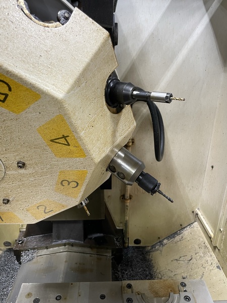 Fanuc Robodrill #Alpha-T10B, CNC drilling & tapping machine, Fanuc 16M ...