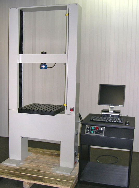 22500 lbf. (100kn) MTS #Qtest-100, 2 ball screw electro-mechanical ...