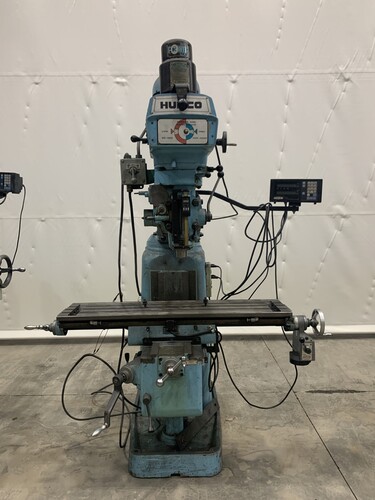 Hurco #SM-1, vertical knee mill, 12" x48" table, 3 HP, Fagor 3-Axis ...