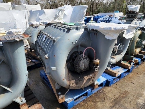 5000 scfm @ 9 psi, Lamson Gardner Denver #1260, centrifugal blower, 7 ...