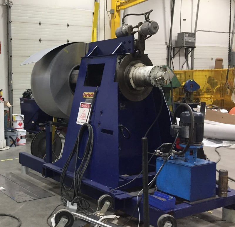 13 Stand, Yoder #M2, 3" Shaft, 48" Roll Space, 40 HP, w/uncoiler and ...