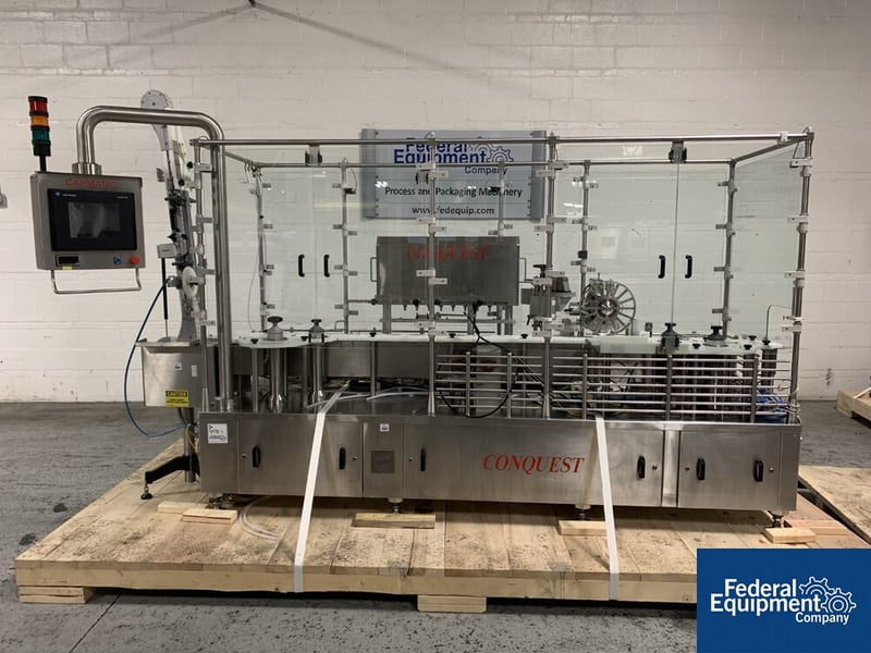 Capmatic #Conquest-FS8, Inline Vial FIlling Line, (12) station with ...