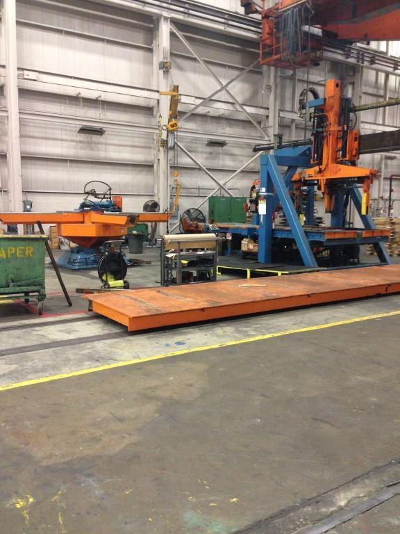 60" x .25" Paxson, slitting line, banding line, 40000lb., 10" arbor, R ...