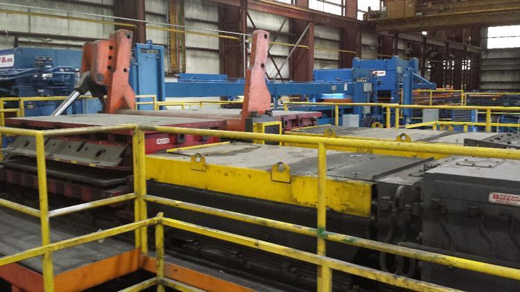 Butech, 72" x .500" cassette leveler, 11 work rolls, 5.5" work roll ...