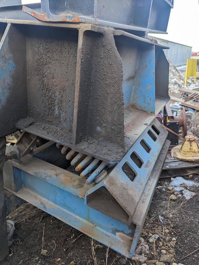 48" x 192" Mill Power Shaker Table-Conveyor, Coil Springs, heavy duty ...