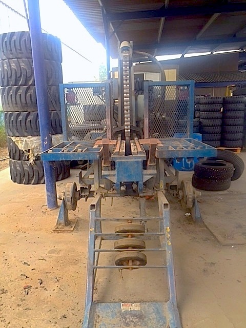 TSI #TC-125, Portable Hydraulic Tire Cutter, 30 HP, Trailer Mounted, 3 ...